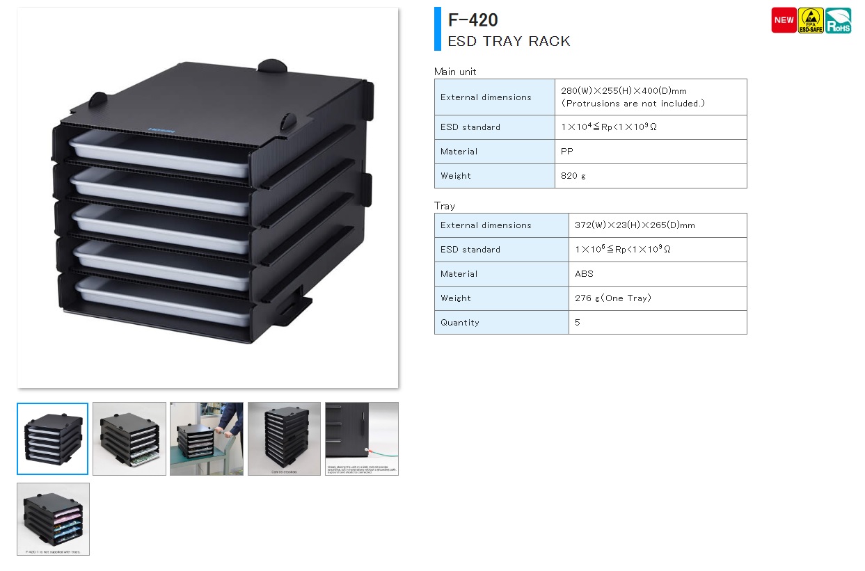 Ichiban Precision Sdn Bhd - Hozan - Hozan ESD Tray Rack